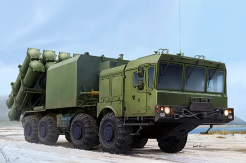 Trumpeter 01052 Russian 3S60 launcher of 3K60 BAL/BAL-Elex Coastal Missile Complex