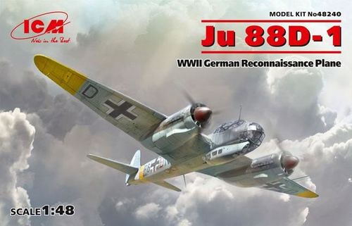 ICM 48240 Ju 88D-1 WWII German Reconnaissance Plane