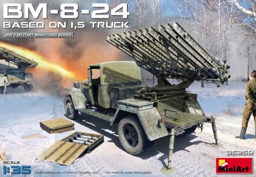 MiniArt 35259 Soviet Rocket Launcher BM-8-24 based on 1,5t Truck