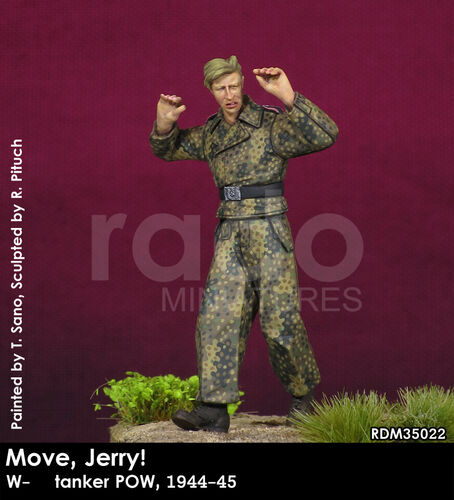 DISCONTINUED Rado Miniatures 35022 Move, Jerry! W-SS tanker POW, 1944-45