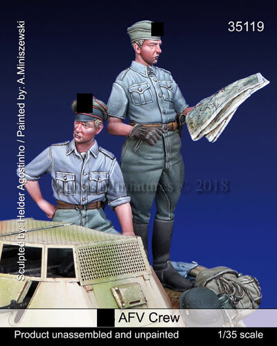 Mantis Miniatures 35119 German SS AFV Crew, WWII