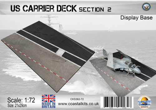 Coastal kits S362-72 US Carrier Deck Section 2 297 x 210mm
