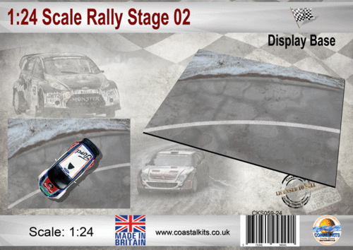 Coastal kits S059-24 Rally Stage 02 Display Base 297 x 210mm