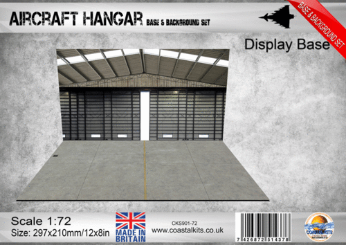 Coastal kits S901-72 Hangar Base & Background 297 x 210 x 297mm