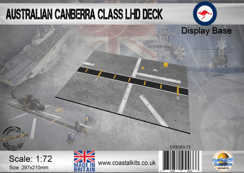 Coastal kits S353-72 Canberra Class LHD Deck 297 x 210mm