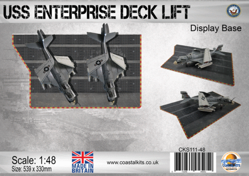 Coastal kits S111-48 USS Enterprise Carrier Deck Lift 539 x 330mm