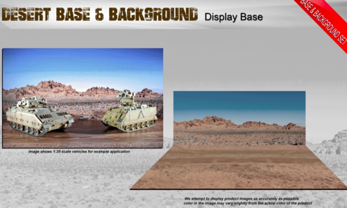 Coastal kits S701-72 Desert Base & Background set 300 x 120 x 180mm