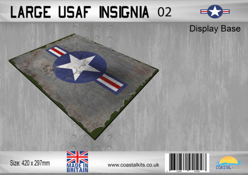 Coastal kits S645-48 Large USAF - 2 insignia 420 x 297mm