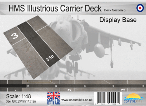 Coastal kits S265-48 HMS Illustrious Deck Section 5 420 x 297mm
