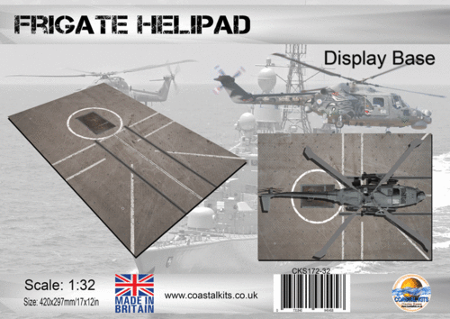 Coastal kits S172-32 Frigate Helipad 420 x 297mm