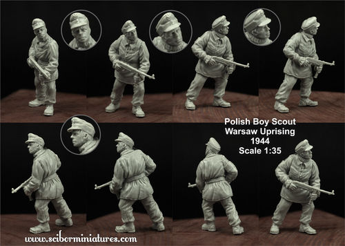 Scibor Monstrous Miniatures 35HM0019 Polish Boy Scout #3