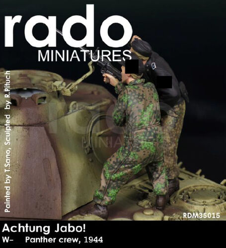 Rado Miniatures 35015 Achtung Jabo ! W-SS Panther crew ,1944
