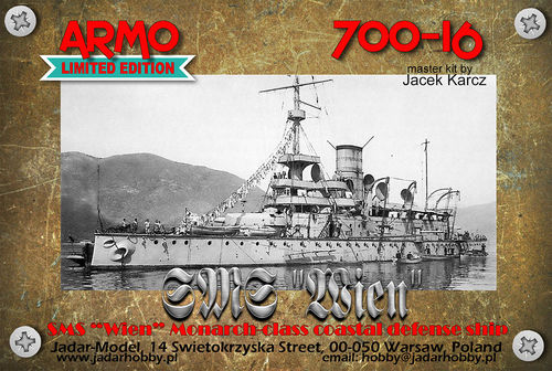 Armo 700-16 SMS Wien Austro-Hungarian coastal defense ship