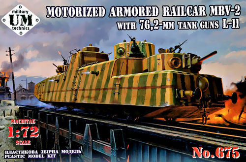 UM MT 675 Armored Railcar MBV-2 with Tank Guns L-11