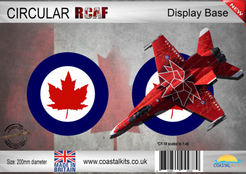 Coastal kits C20007 Circular Display Base RCAF 200mm