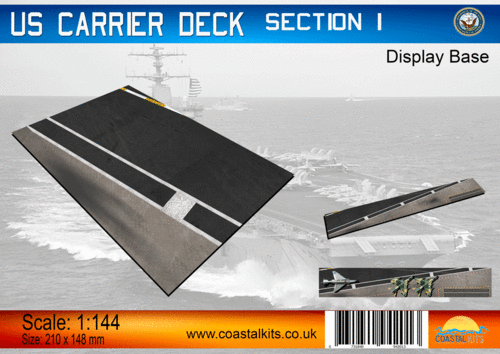 Coastal kits S361-144 1:144 Long US Carrier Deck Section 1 210 x 148mm