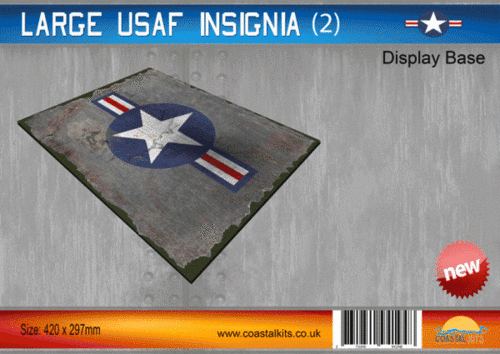 Coastal kits S640-48 1:48 Large USAF Insignia 420 x 297mm