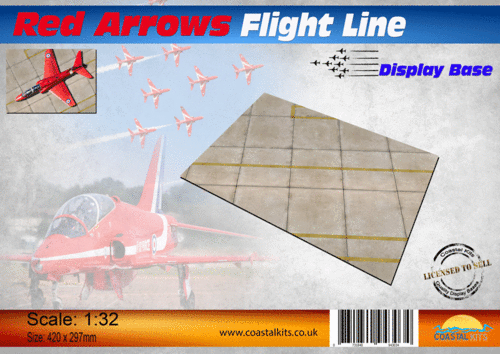 Coastal kits S675-32 1:32 Red Arrows Flight Line 420 x 297mm
