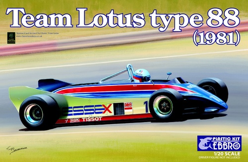 EBBRO 20011 Team Lotus Type 88 1981