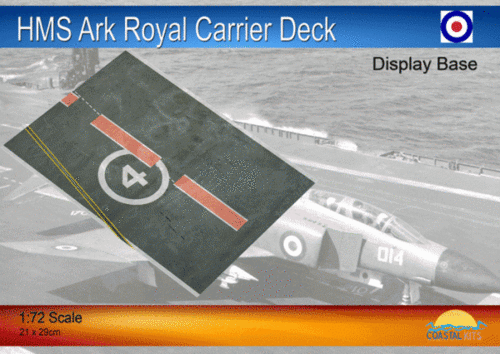 Coastal kits S117-72 1:72 HMS Ark Royal Deck 297 x 210mm