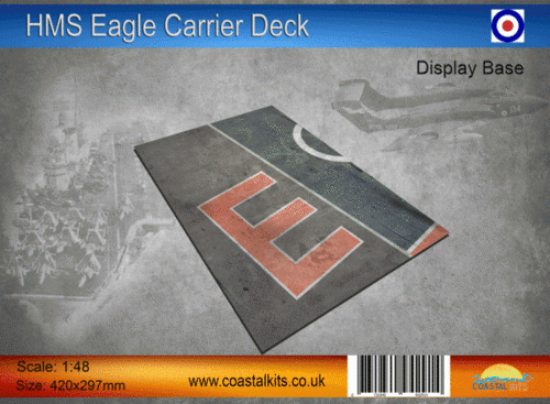 Coastal kits S351-48 1:48 HMS Eagle Deck 420 x 297mm