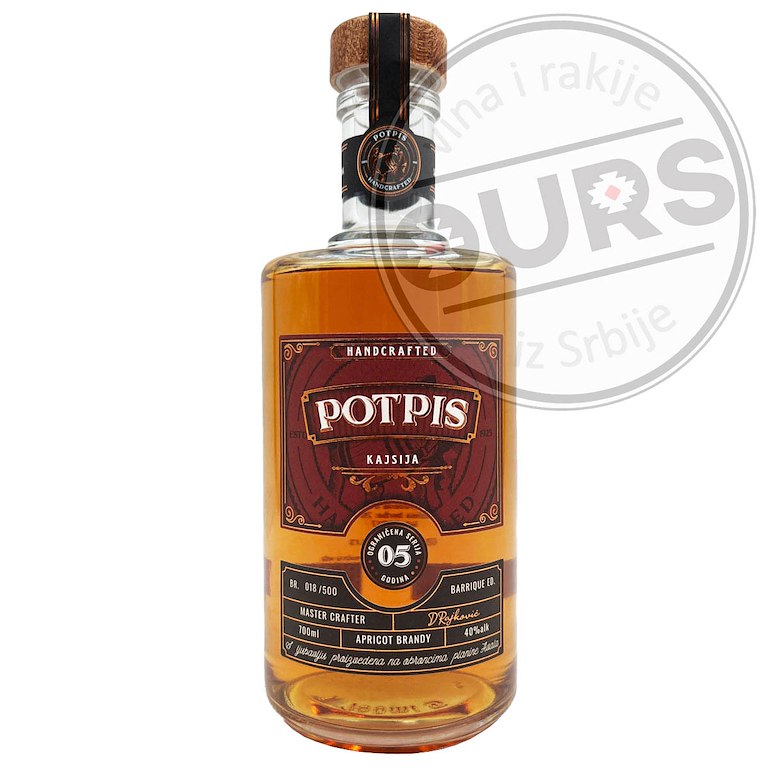 Potpis rakija Kajsija 5yo 0,7L