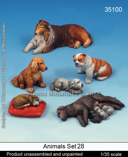 Mantis Miniatures 35100 Animals Set 28