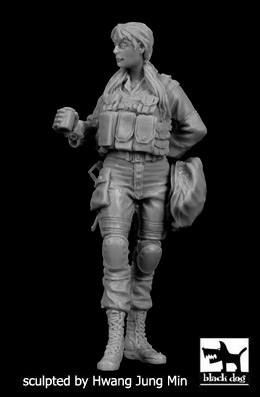 Black Dog F35157 Israeli woman soldier N°3