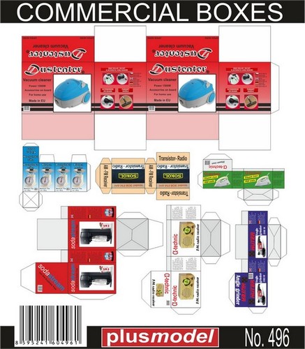 Plus Model 496 Commercial boxes
