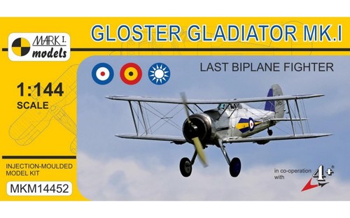 Mark I Models 144052 Gloster Gladiator MK.I Last Biplane Fighter