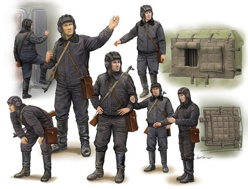 Trumpeter 00434 Soviet soldier - Scud B crew