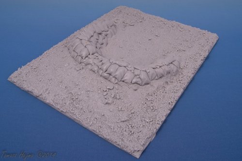 PanzerArt RE35-260 North Africa Medium artillery stand