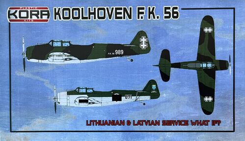 Kora Models KPK72200 Koolhoven F.K. 56 Lithuanian And Latvian Service What If?