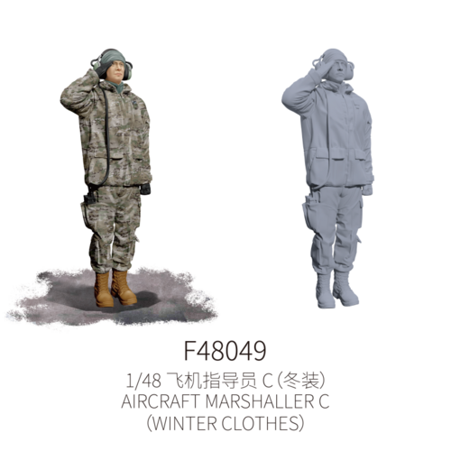 Galaxy-Model F48049 Aircraft Marshaller C (Winter Clothes)