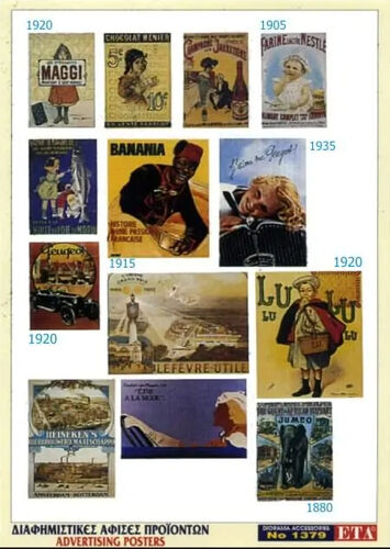 ETA DIORAMA ACCESSORIES 1379 Advertising Product Posters