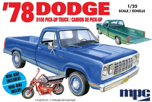 MPC 901 Dodge D100 (1978) - Pickup truck with mini-bike