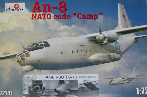 A-Model 72141-1 Antonov An-8 NATO code CAMP - VSU TG-16
