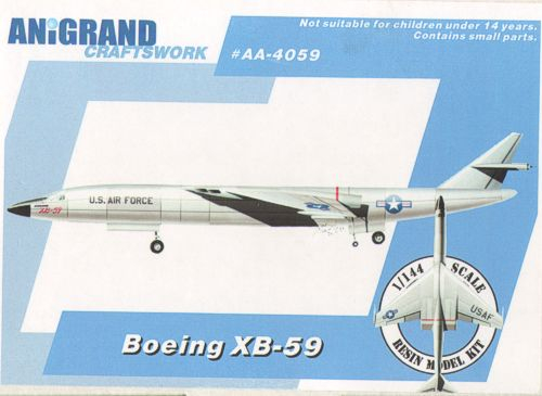 Anigrand Craftswork AA4059 Boeing XB-59 - Alternation of the Convair B-58 Hustler