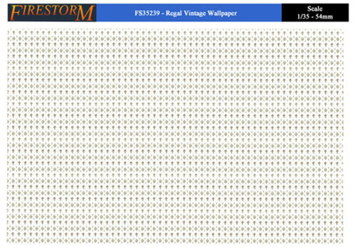 Firestorm Models 35239 Regal Vintage Wallpaper