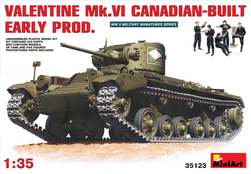 MiniArt 35123 Valentine Mk. VI early production (Canadian Build)