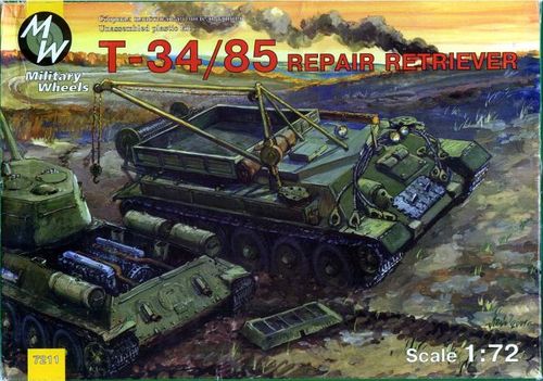 Military Wheels 7211 Soviet T-34/85 Recovery Tank