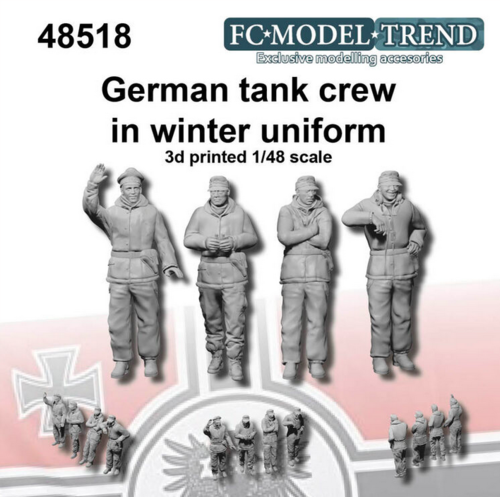FC ModelTrend 48518 German tank crew in winter uniform