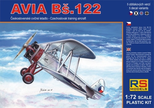 RS Models 92069 Czechoslovakian training-plane Avia Bs.122