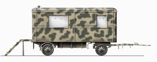 Planet Models MV070 German Commander caravan