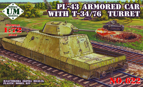 UM MT 622 PL-43 Armored Car w/T-34/76 Turret
