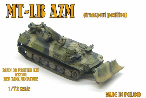 RED TANK MINIATURE 72101 MT-LB AZM transport position