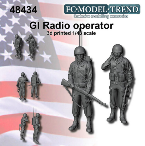 FC ModelTrend 48434 GI figures radio set