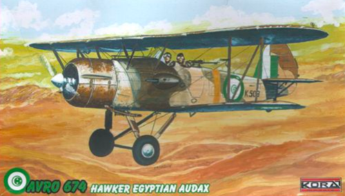 Kora Models 72138 Avro 674 Hawker Egyptian Audax