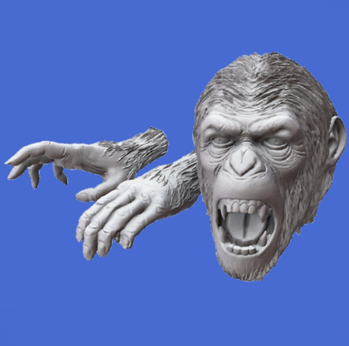 Royal Model di R. Reale 833 Apes Heads and Hands set