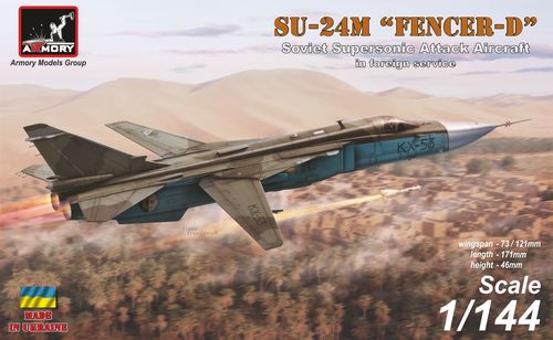Armory Models Group 14703 Sukhoj Su-24M "Fencer" in foreign service: Algeria, Iran, Iraq, Lybia, Syria